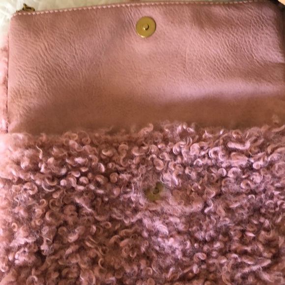 Universal Thread | Bags | Universal Thread Fuzzy Clutch | Poshmark